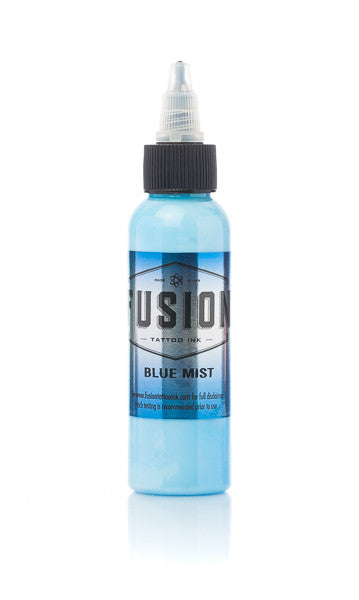 Blue Mist Single Bottle Fusion Ink – Salt & Light Tattoo Supply